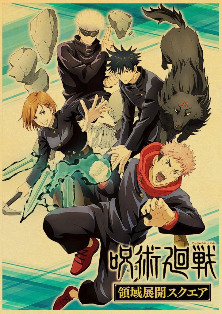 New Arrival Anime Jujutsu Kaisen Kraft Poster