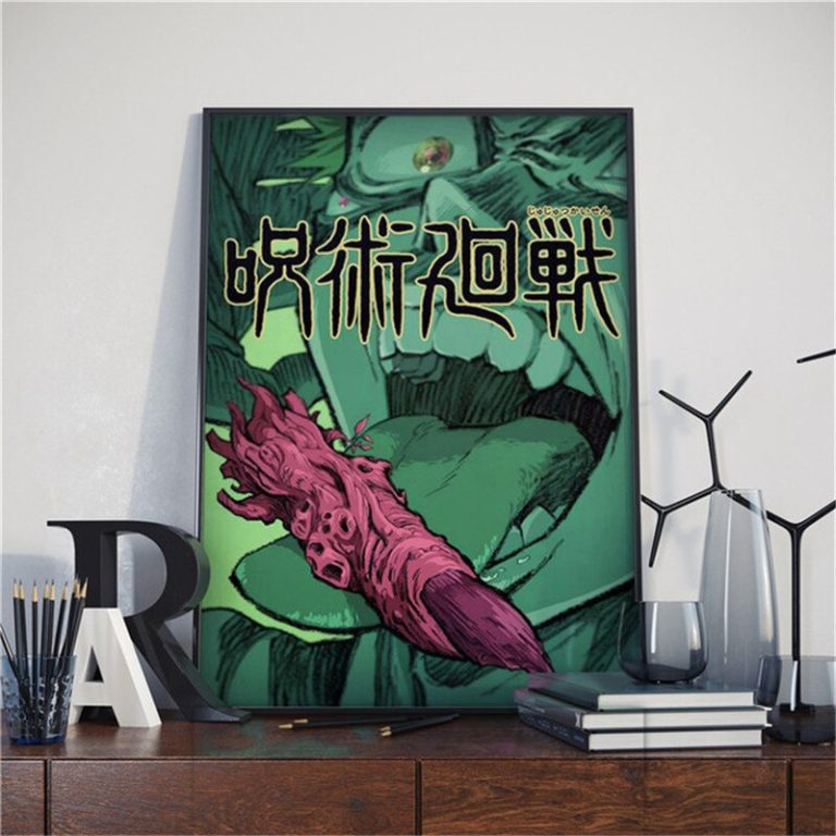 Yuji Itadori Jujutsu Kaisen Wall Art