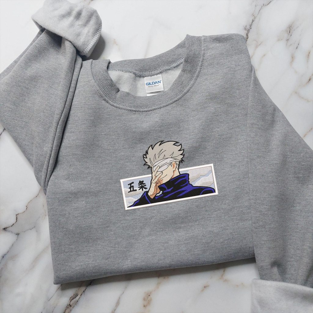 Gojo Jujutsu Kaisen Style No 02 Embroidered Clothing