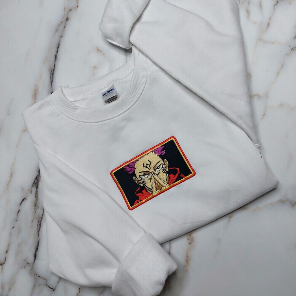 Sukuna Jujutsu Kaisen Style No 01 Embroidered Clothing