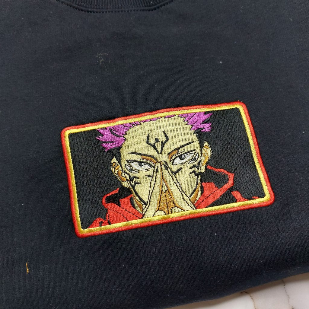 Sukuna Jujutsu Kaisen Style No 01 Embroidered Clothing