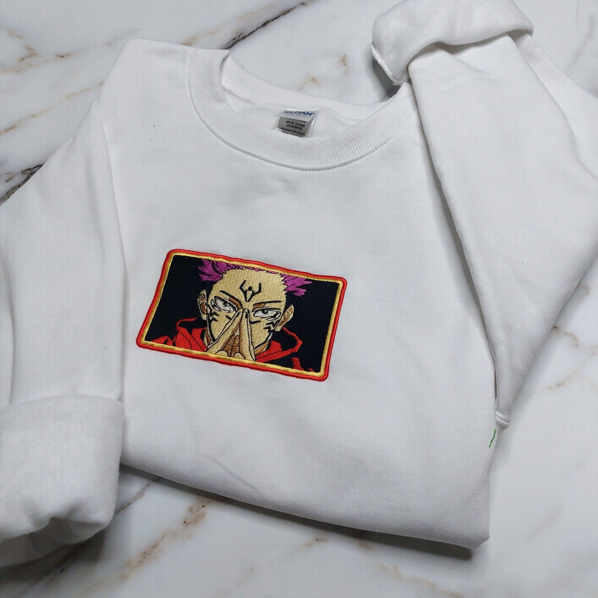 Sukuna Jujutsu Kaisen Style No 01 Embroidered Clothing